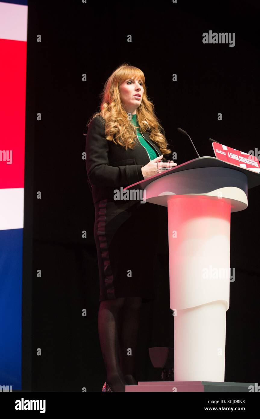 Angela Rayner MP, Deputy Leader, Labour party conferences opens today ...