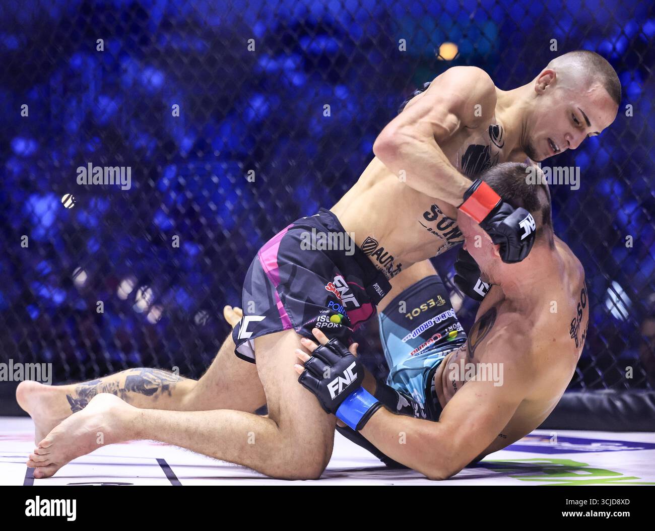 Fran Luka Duric of Croatia fights Stipe Brcic of Croatia in ...