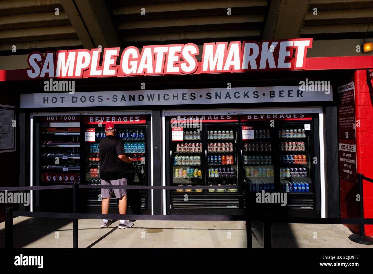 BLOOMINGTON, INDIANA – SEPTEMBER 6: Concession photos before Indiana ...