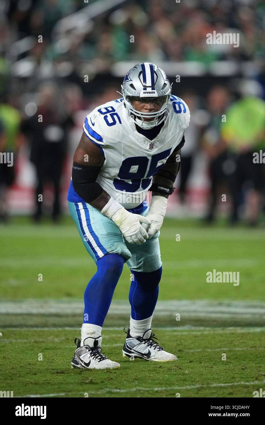 Dallas Cowboys' Kenny Clark plays during an NFL football game, Thursday ...