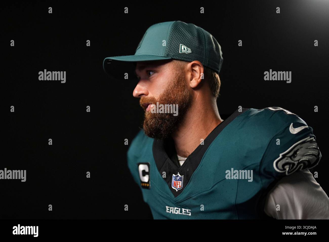 Philadelphia Eagles' Jake Elliott walks off the field before an NFL ...