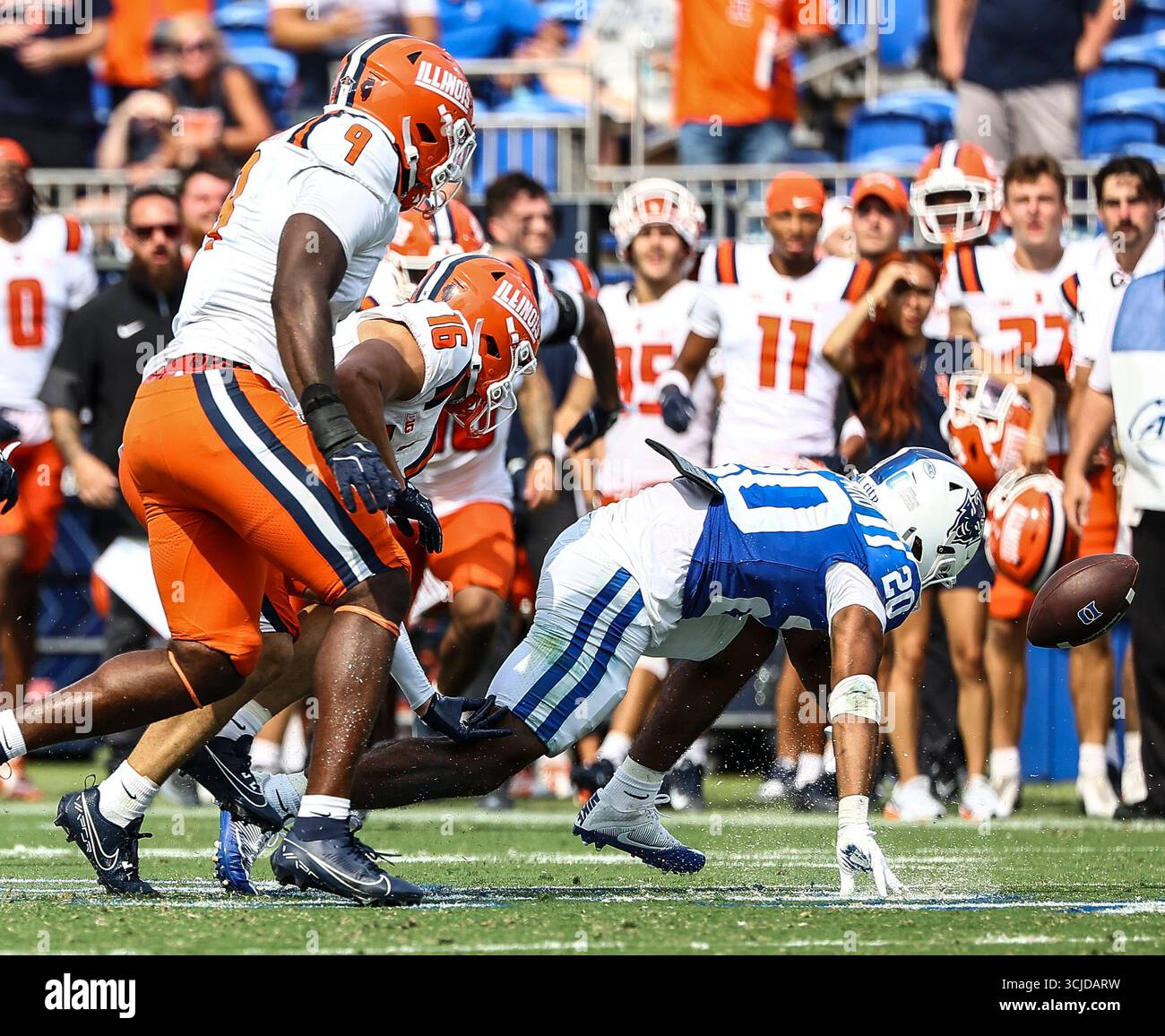 September 6, 2025: Duke University running back Nate Sheppard (20 ...