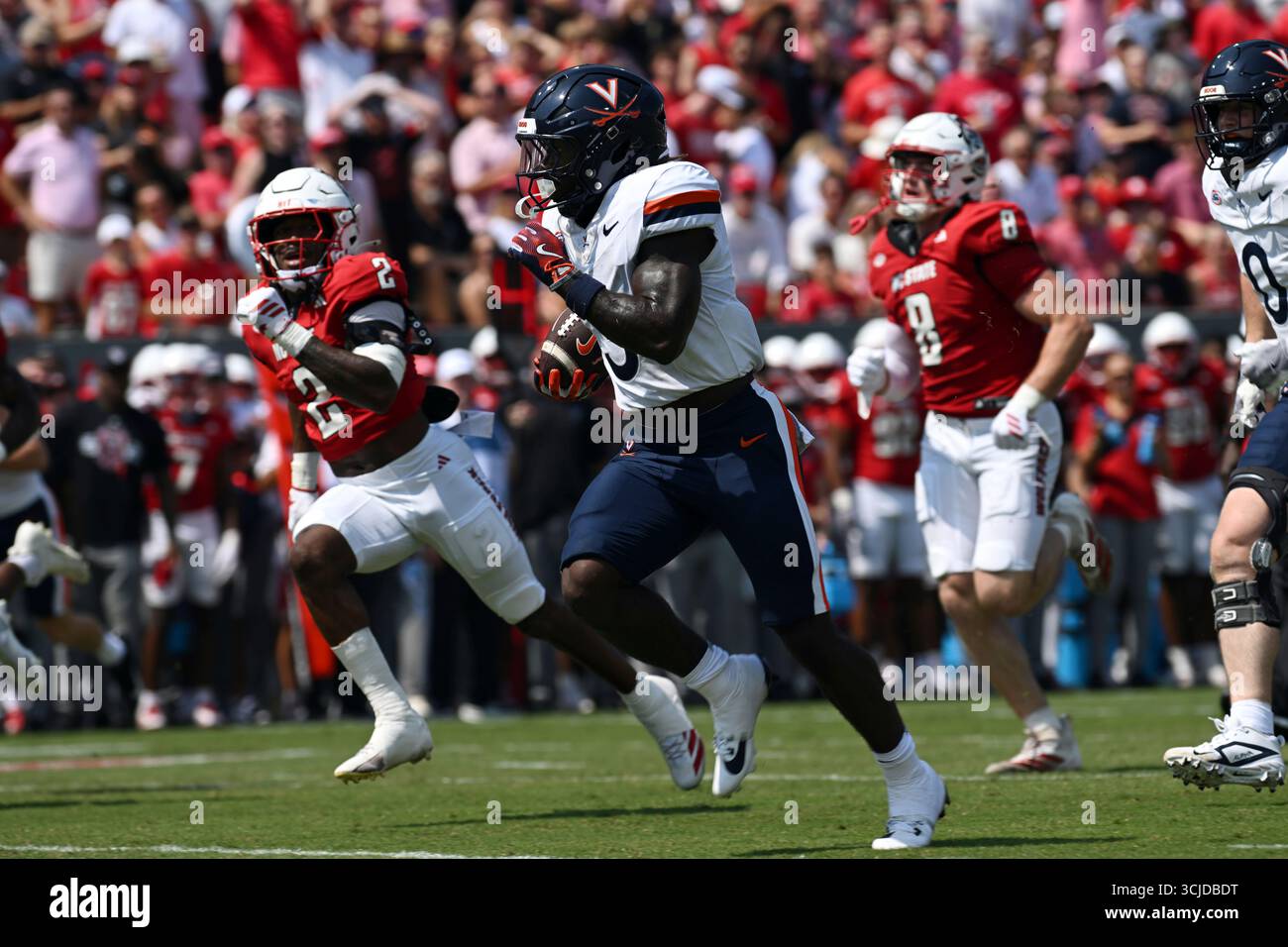 RALEIGH, NC - SEPTEMBER 06: Running Back J'Mari Taylor #3 of the ...