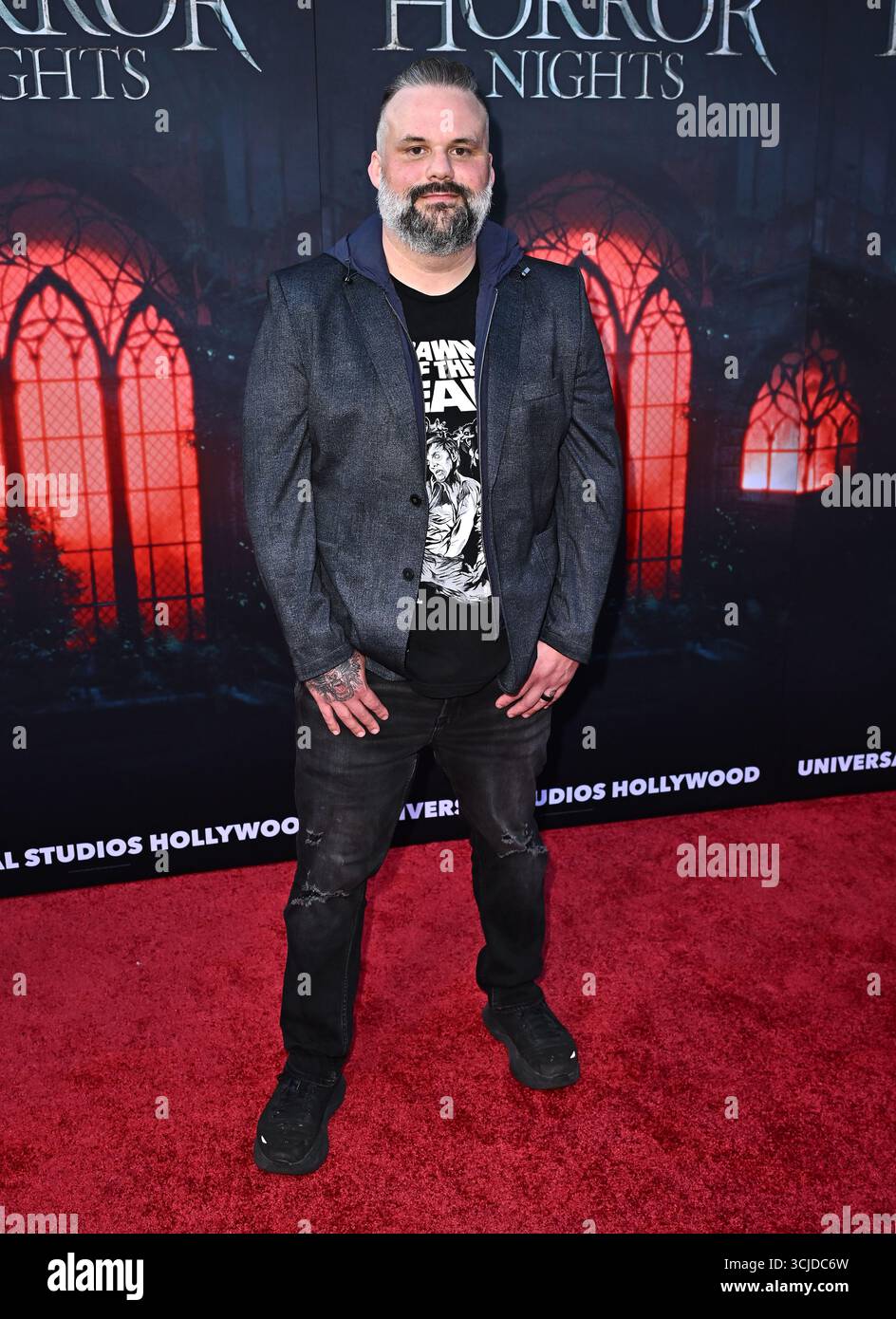Jason Baker arriving to Universal Studios Hollywood Horror Nights ...