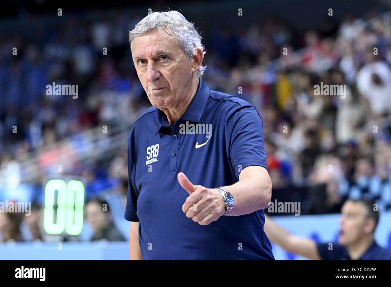 Head coach Svetislav Pesic of Serbia during FIBA Eurobasket ...