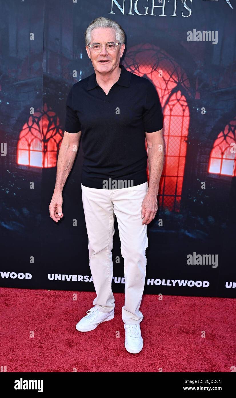Kyle MacLachlan arriving to Universal Studios Hollywood Horror Nights ...