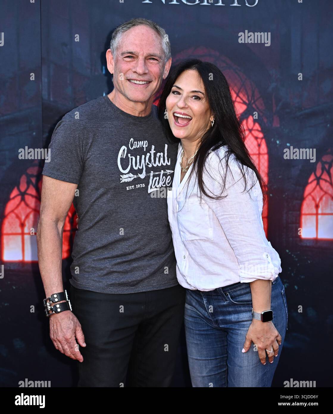 Russell Todd and Judie Aronson arriving to Universal Studios Hollywood ...