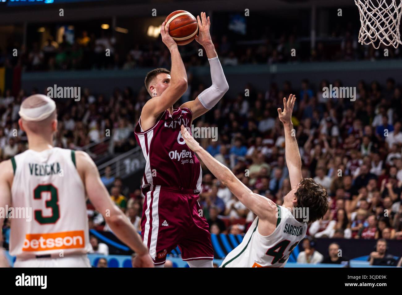 06.09.2025, Riga Arena, Riga, FIN, Eurobasket 205, Basketball ...