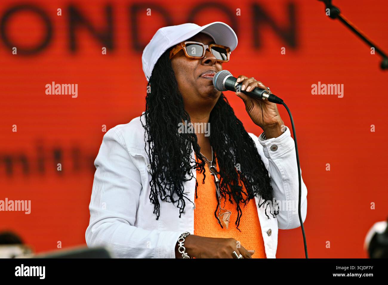 London, UK, 6th September 2025: Janet Kay MBE performed at Sadiq Khan ...