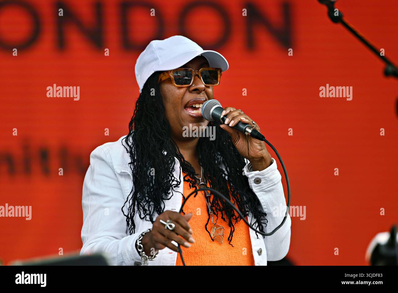London, UK, 6th September 2025: Janet Kay MBE performed at Sadiq Khan ...