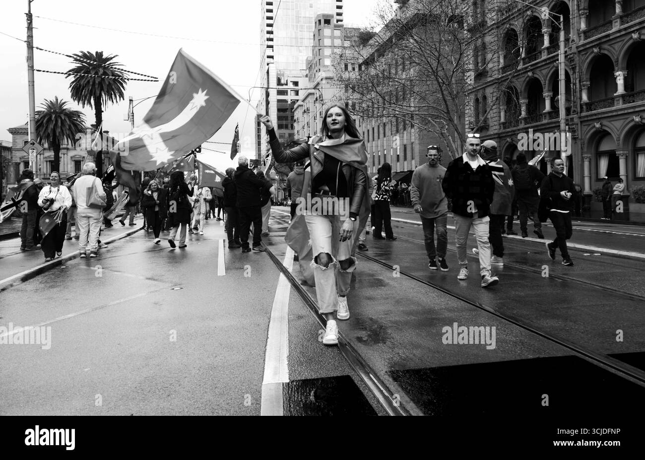 March For Australia Melbourne Stock Photo - Alamy