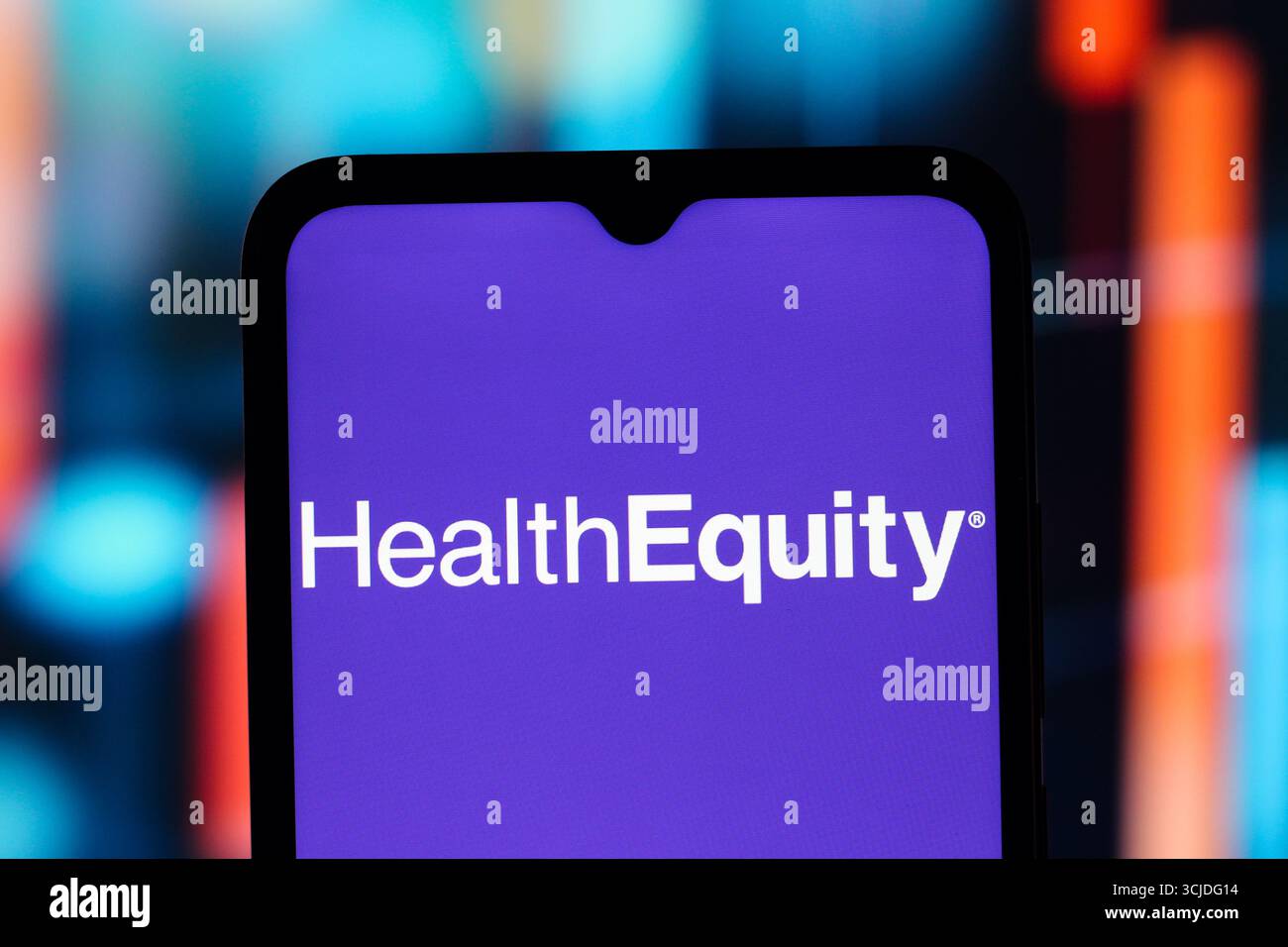 September 6, 2025, Canada: In this photo illustration, the HealthEquity ...