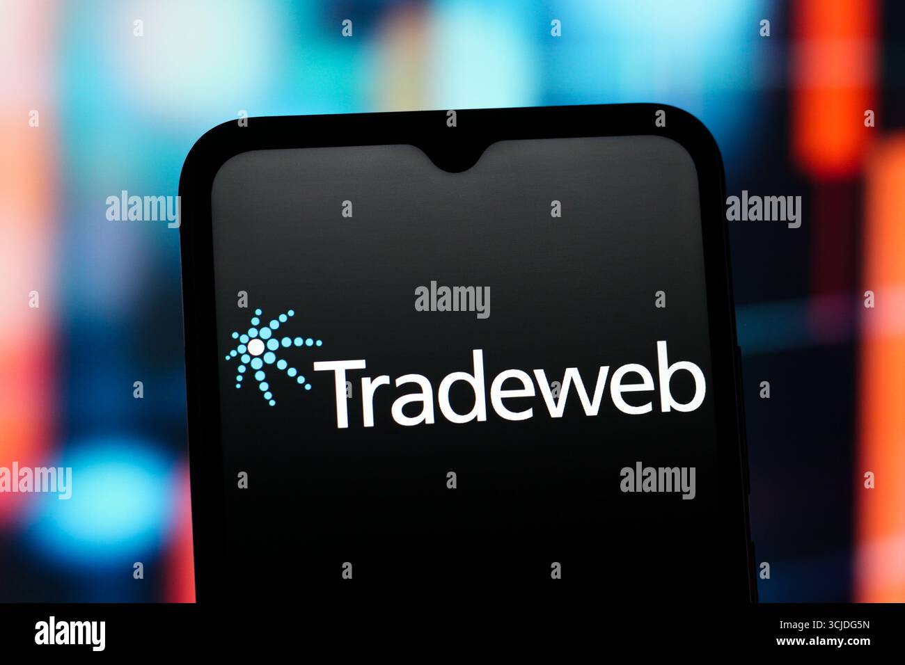 September 6, 2025, Canada: In this photo illustration, the Tradeweb Markets (Trade Web) logo is ...