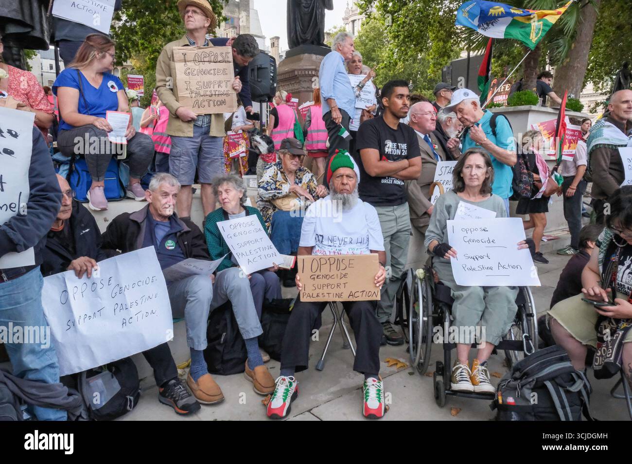London, UK 6 September 2025. A mass protest against the ban on ...
