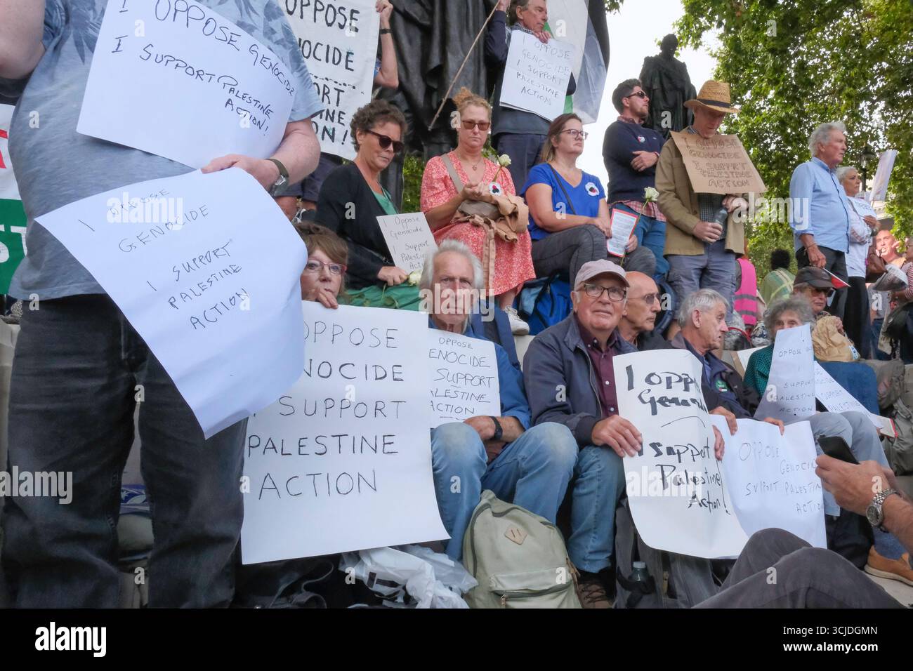 London, UK 6 September 2025. A mass protest against the ban on ...