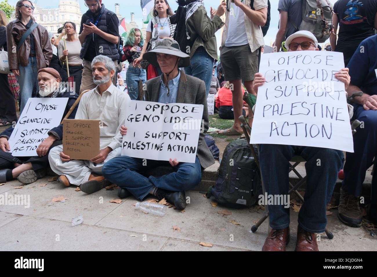 London, UK 6 September 2025. A mass protest against the ban on ...
