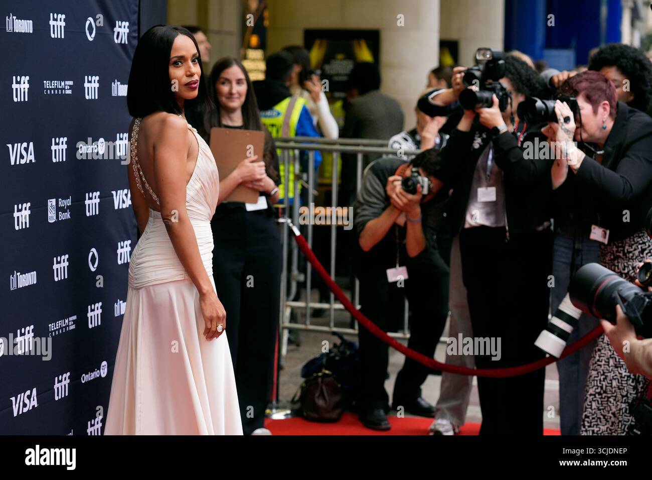Kerry Washington attends the premiere of "Wake Up Dead Man: A Knives ...