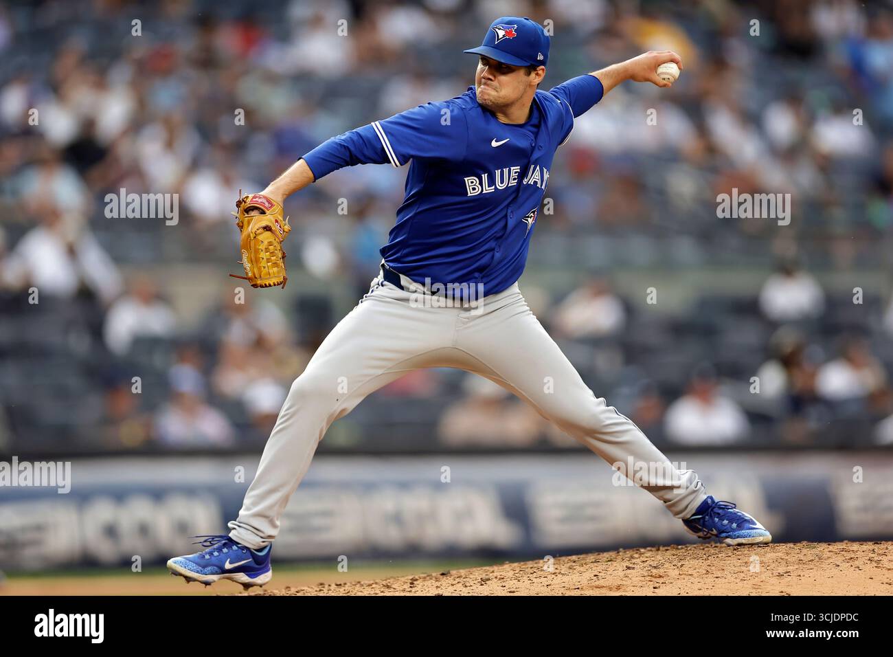 Toronto Blue Jays pitcher Brendon Little (54) throws during the sixth ...