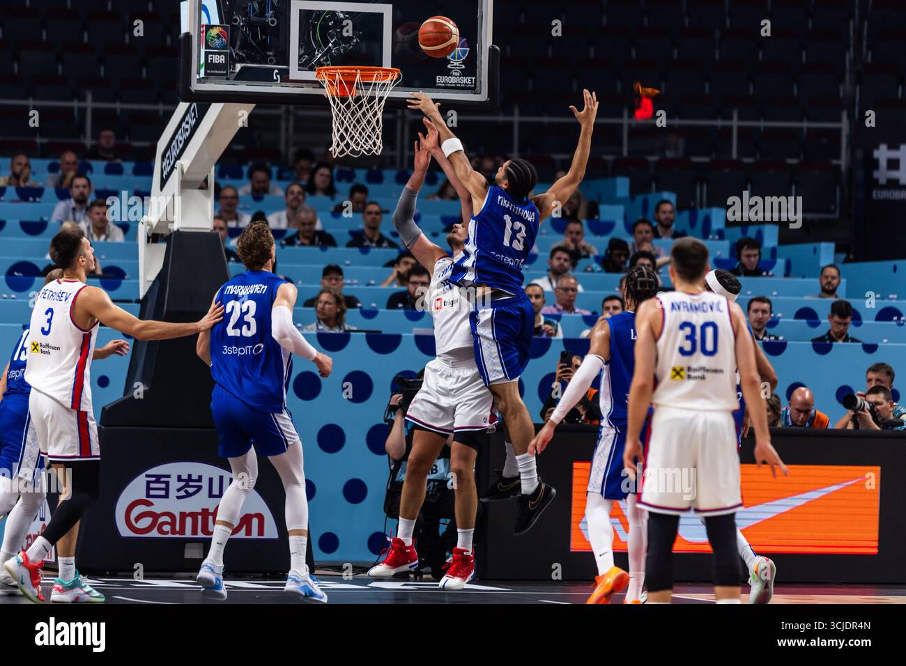 06.09.2025, Riga Arena, Riga, FIN, Eurobasket 205, Basketball ...