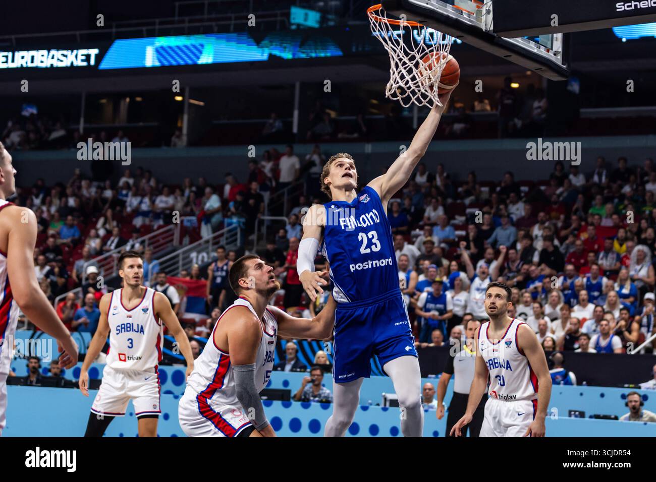 06.09.2025, Riga Arena, Riga, FIN, Eurobasket 205, Basketball ...