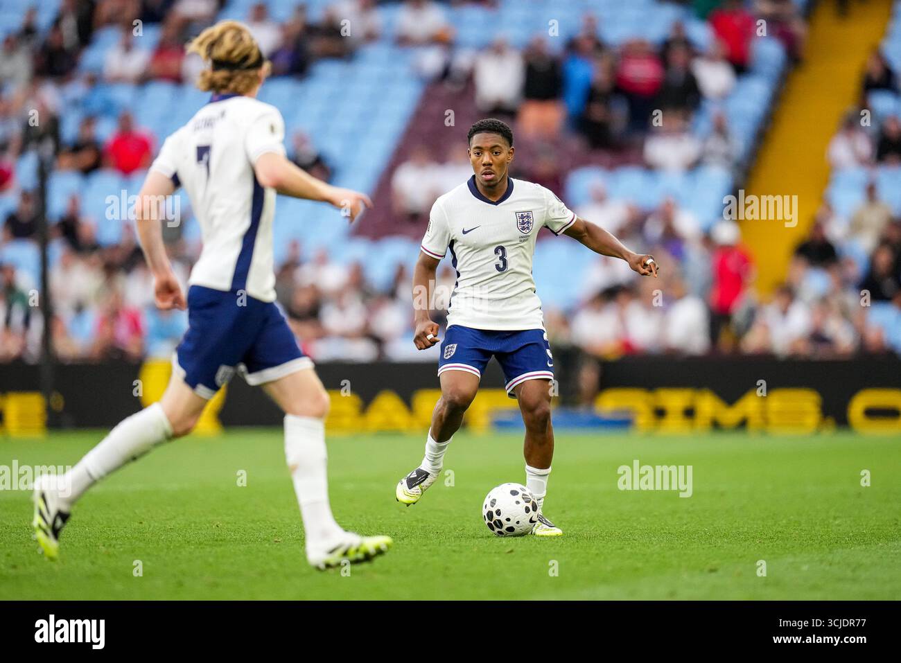 Birmingham, UK. 06th Sep, 2025. Defender Miles Lewis-Skelly of Arsenal ...