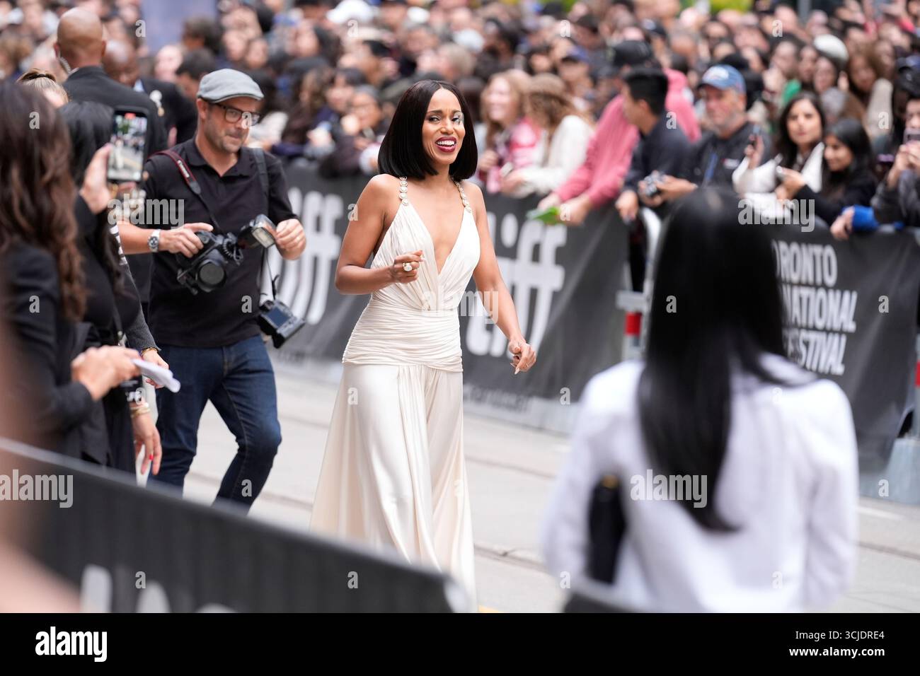 Kerry Washington attends the premiere of "Wake Up Dead Man: A Knives ...
