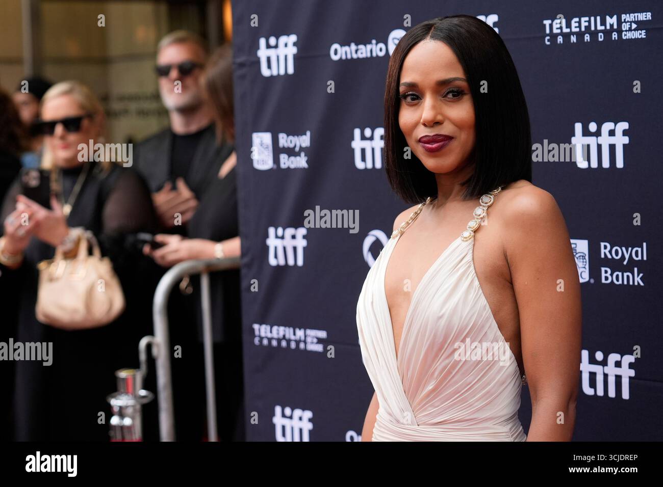 Kerry Washington attends the premiere of "Wake Up Dead Man: A Knives ...