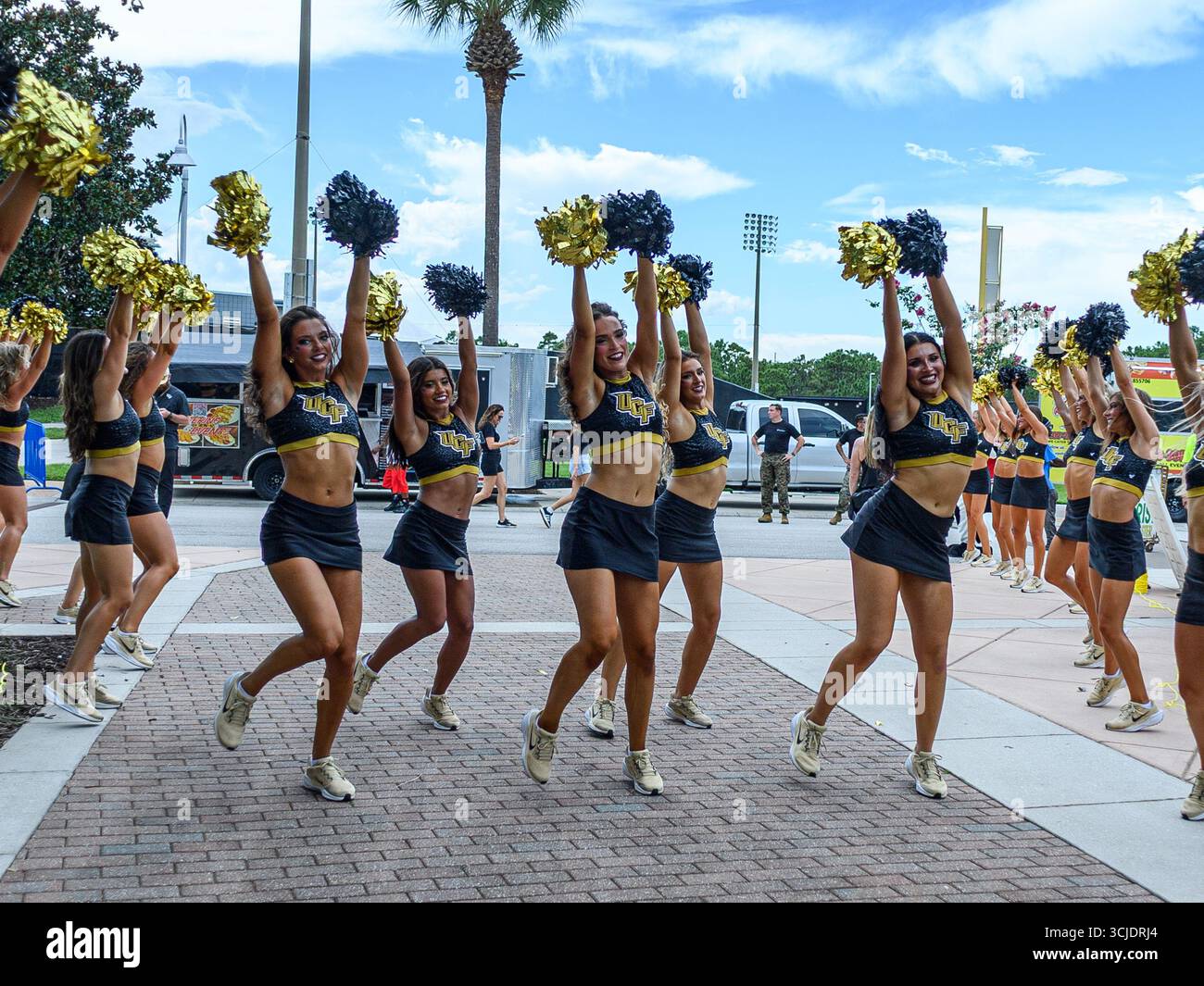 September 6, 2025: UCF Dance team Knight Moves perform before team ...