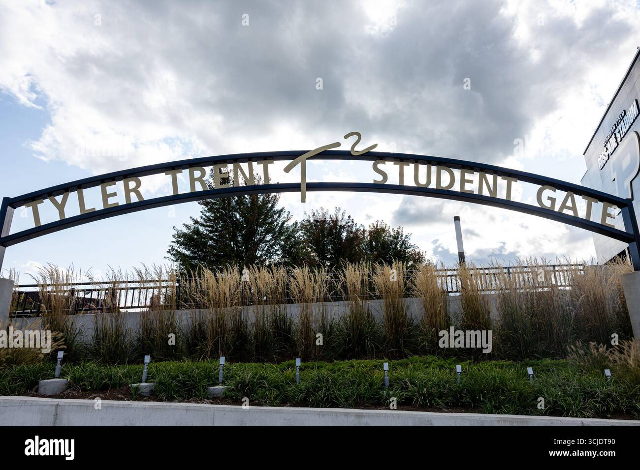 September 06, 2025: A general view of the Tyler Trent Student Gate prior to NCAA football game ...