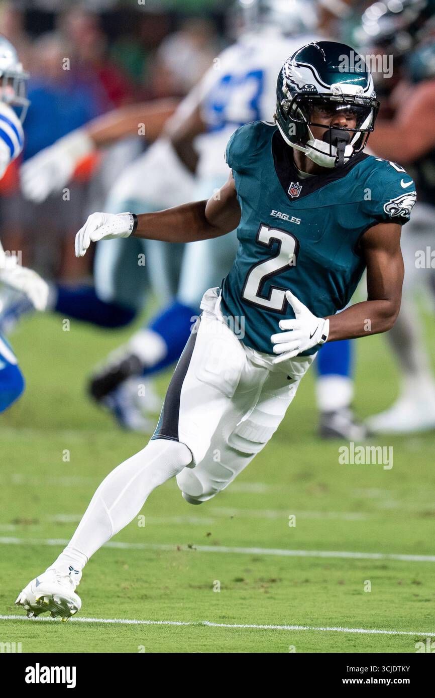 Philadelphia Eagles wide receiver Jahan Dotson in action during an NFL football game against the ...