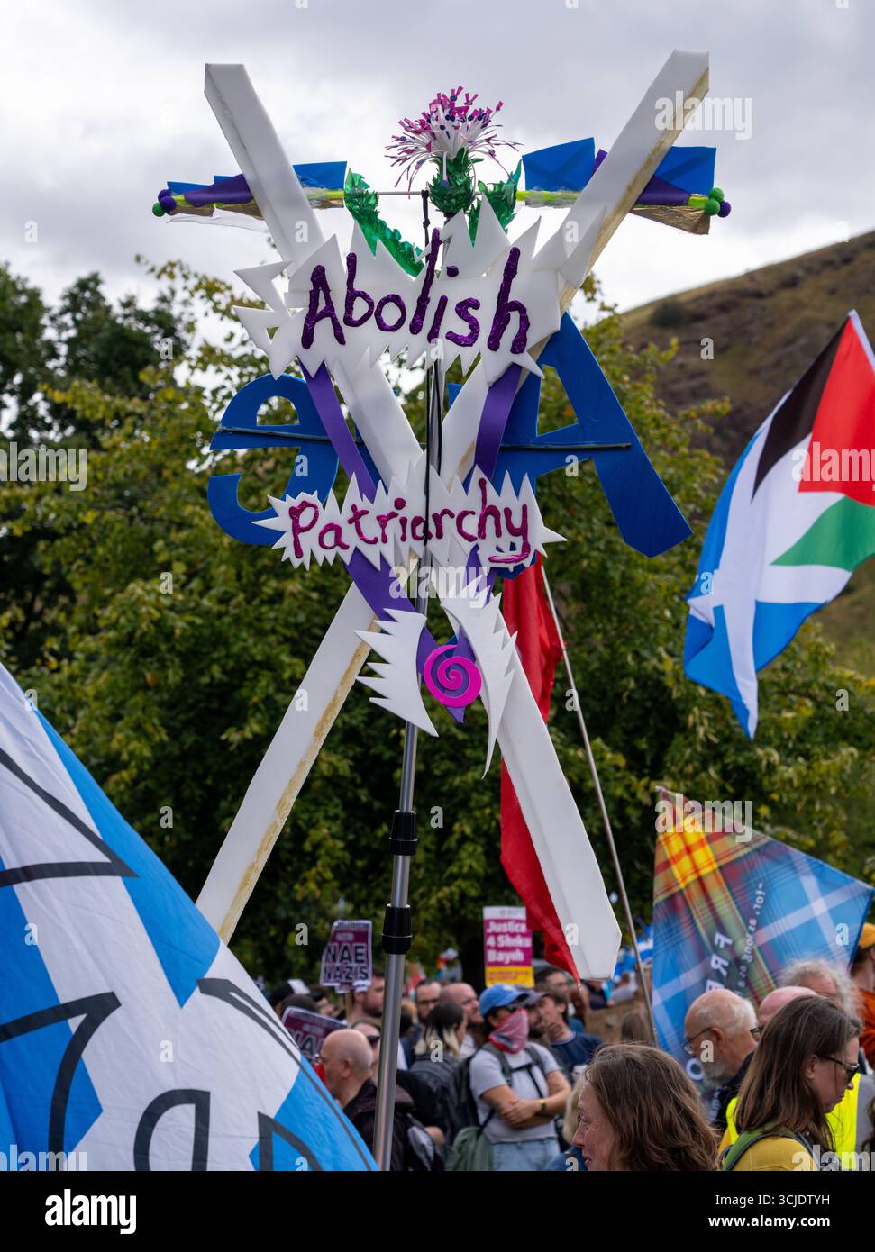Edinburgh Scotland UK. 6 September 2026. Pro-independence supporters ...