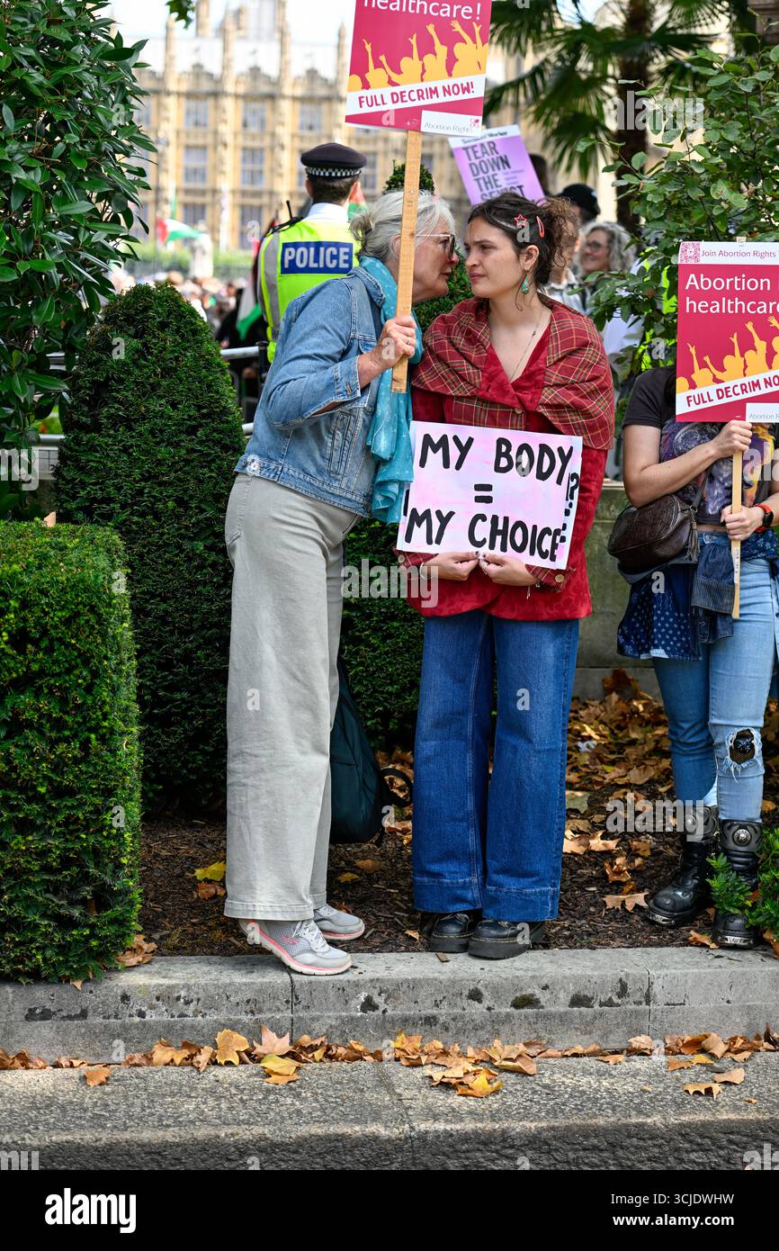 London, UK, 6th September 2025: March by Pro Life activists was heldin ...