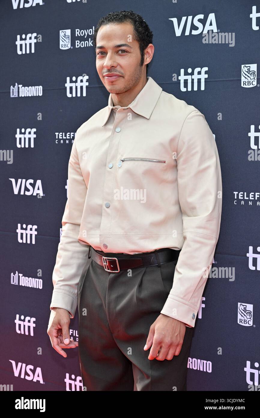 Daryl McCormack attending the screening of the movie Wake Up Dead Man ...