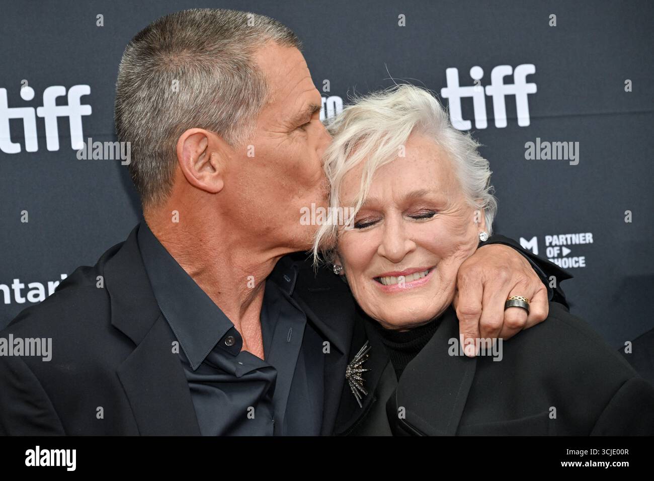 Josh Brolin, Glenn Close attending the screening of the movie Wake Up ...