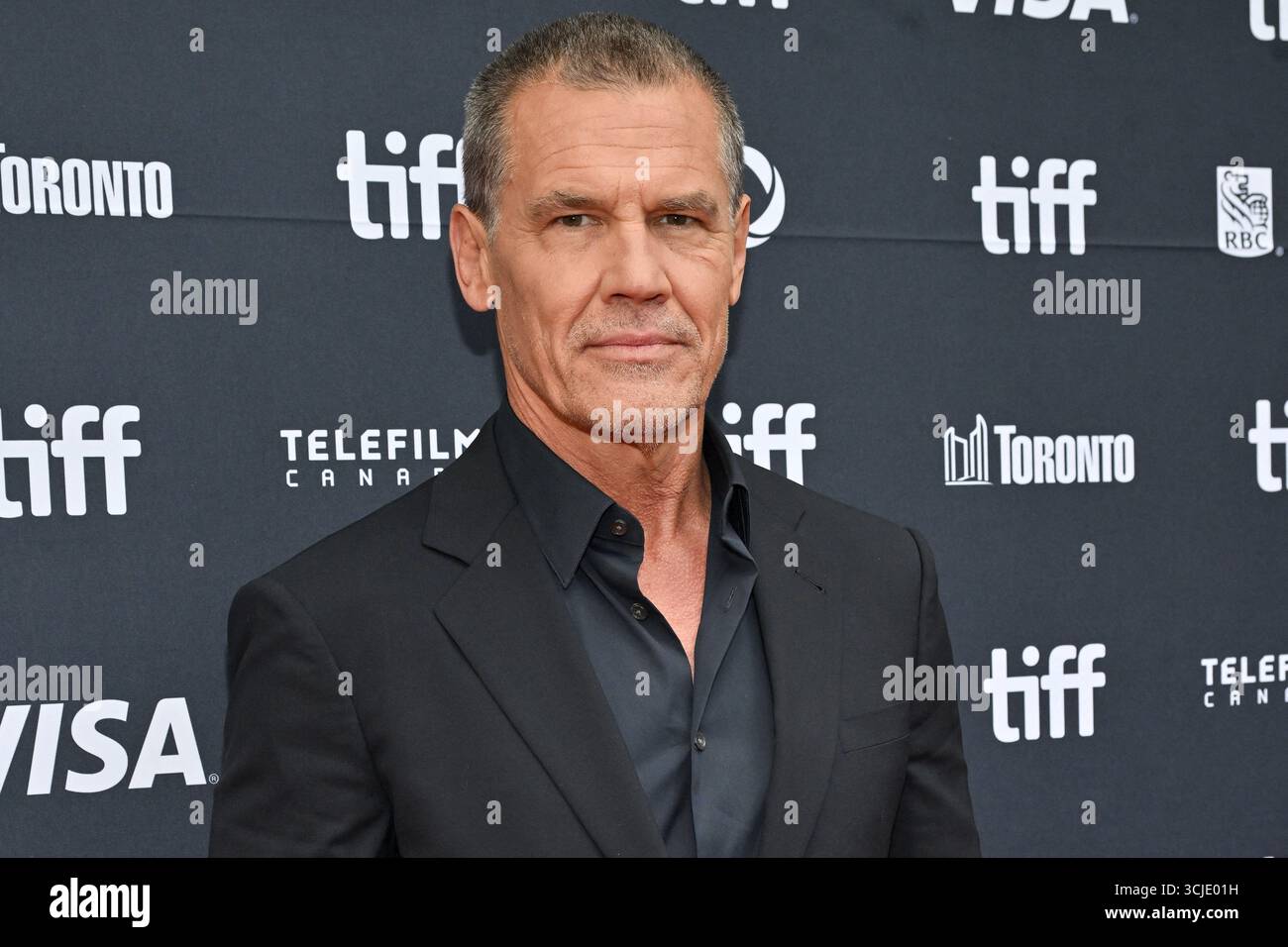Josh Brolin attending the screening of the movie Wake Up Dead Man ahead ...