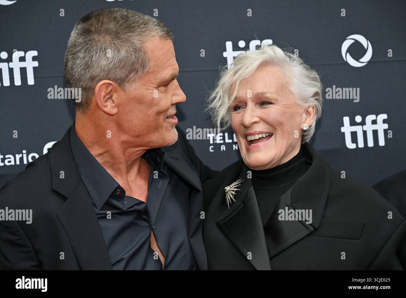 Josh Brolin, Glenn Close attending the screening of the movie Wake Up ...