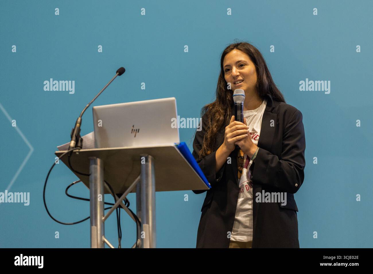 Birmingham, UK. 05 SEP, 2025. Tamar Eshet, the cousin of Israeli ...