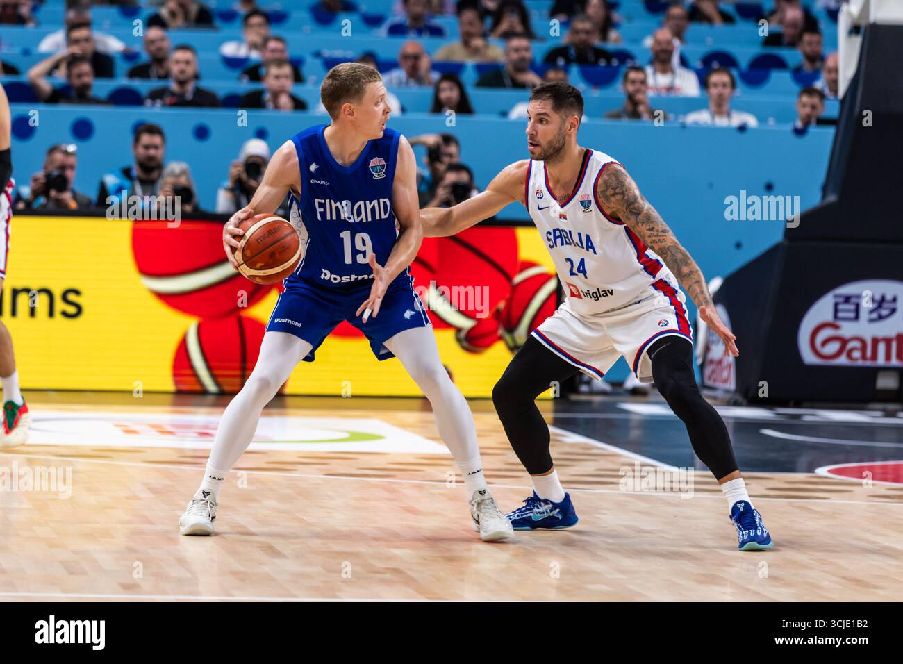06.09.2025, Riga Arena, Riga, FIN, Eurobasket 205, Basketball ...