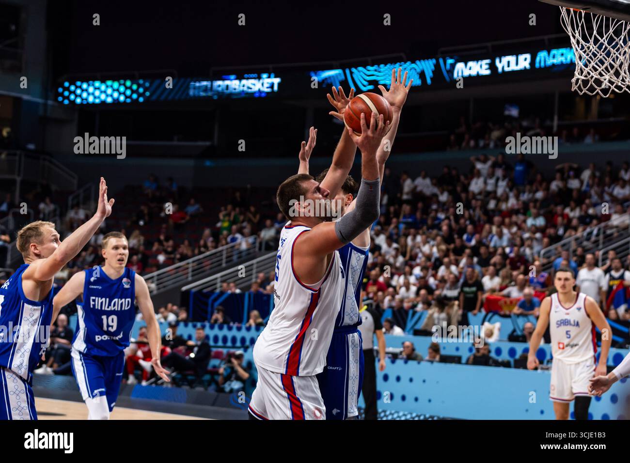 06.09.2025, Riga Arena, Riga, FIN, Eurobasket 205, Basketball ...