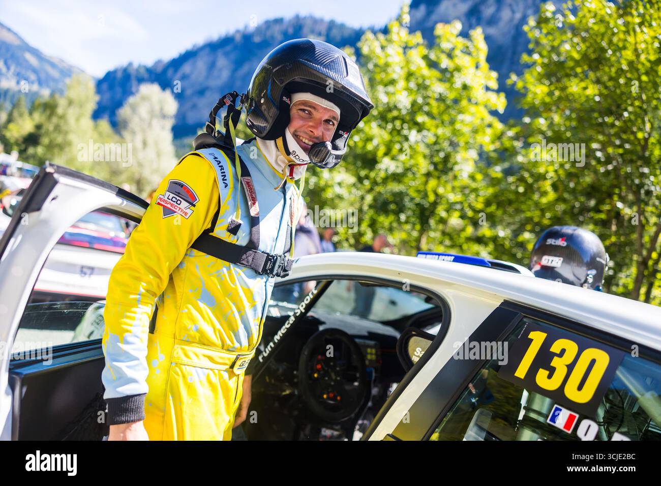 RIBAUD Quentin, BIAGETTI Loan, Renault Clio Rally4, portrait during the Rallye Mont-Blanc ...