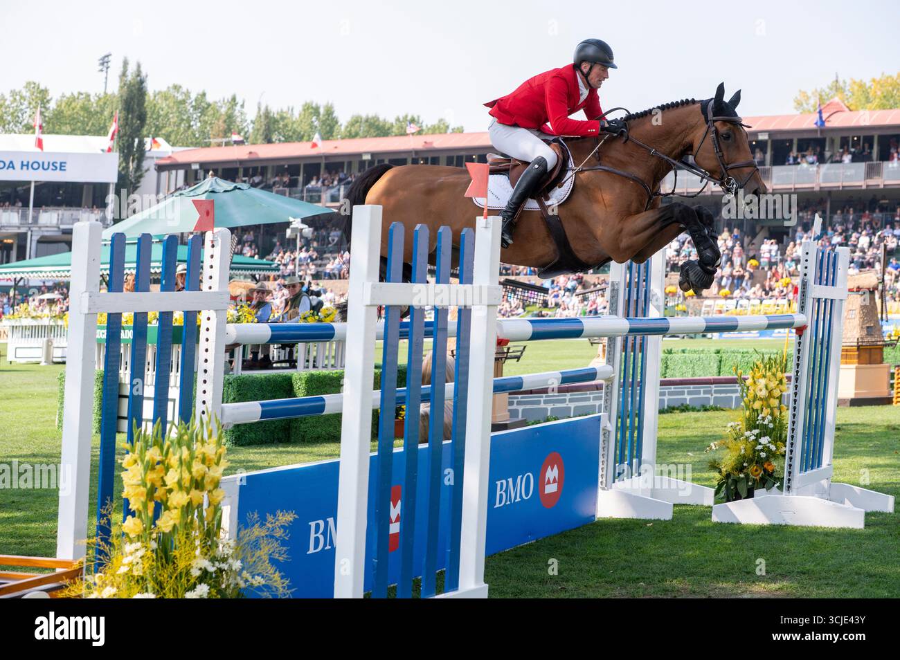 Calgary, Alberta, Canada, 6 September 2025. Daniel Deusser (GER) riding ...