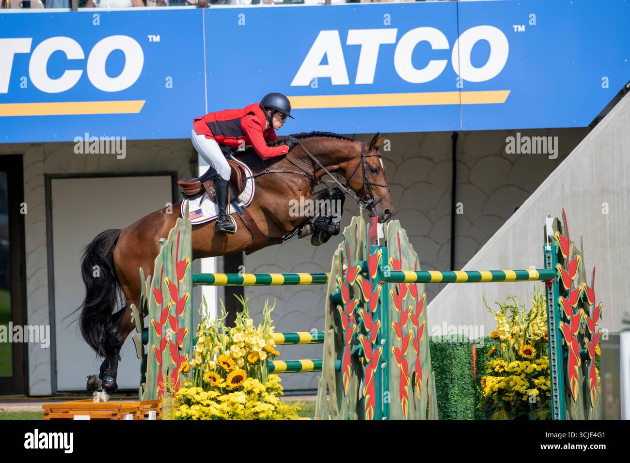Calgary, Alberta, Canada, 6 September 2025. Laura Kraut (USA) riding ...