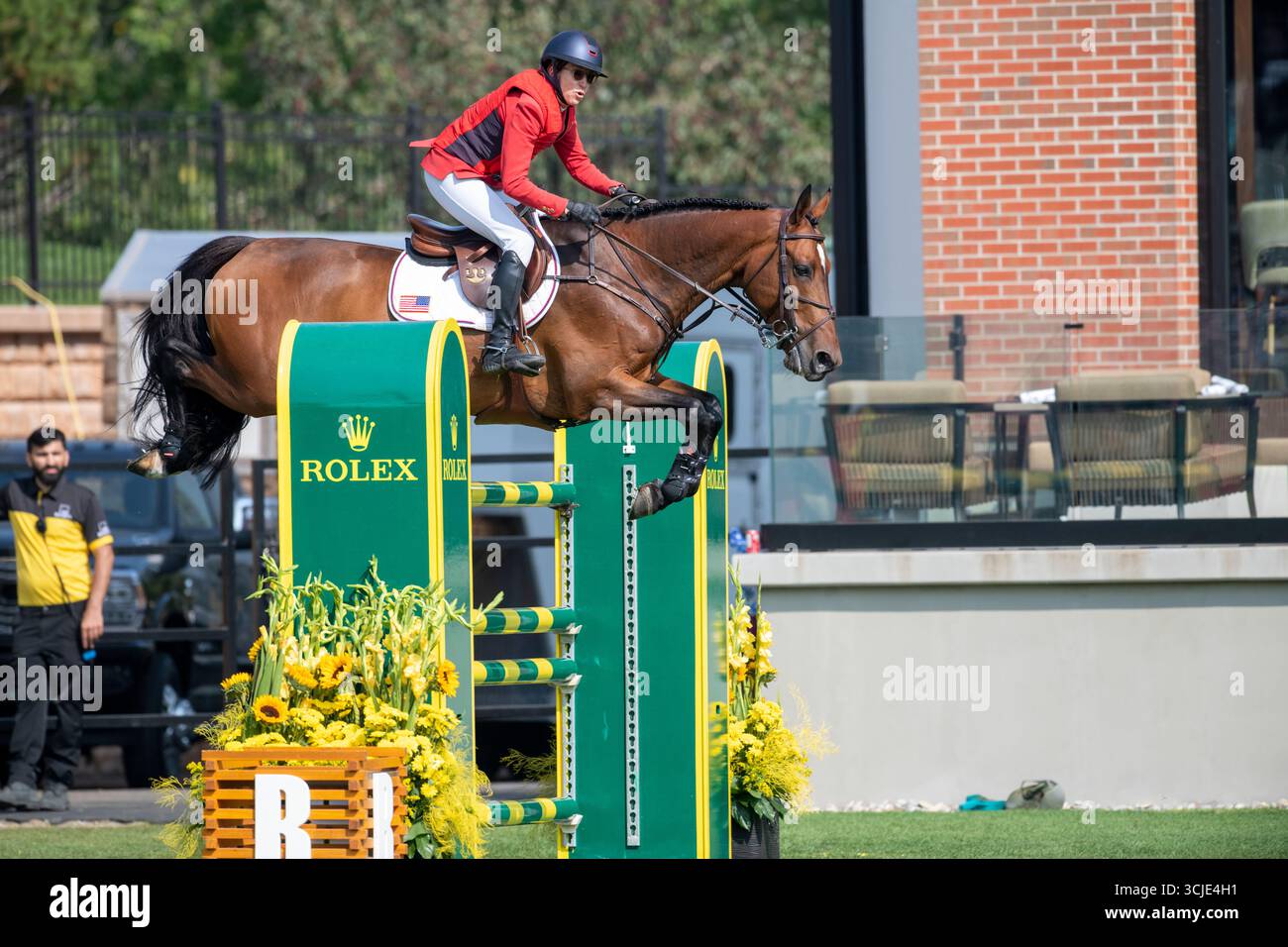 Calgary, Alberta, Canada, 6 September 2025. Laura Kraut (USA) riding ...