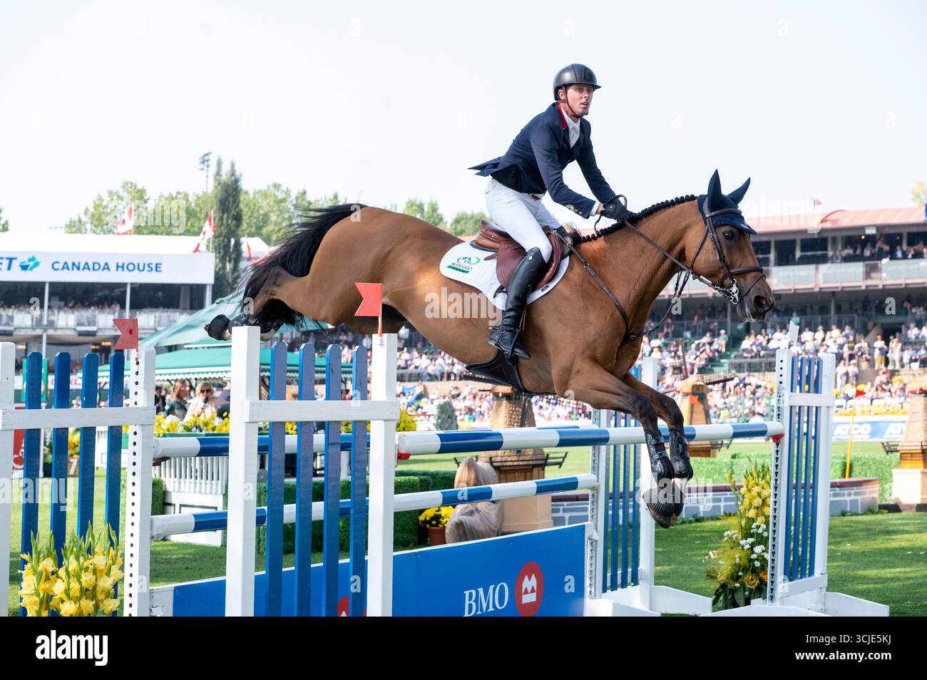 Calgary, Alberta, Canada, 6 September 2025. Ben Maher (GBR) riding ...