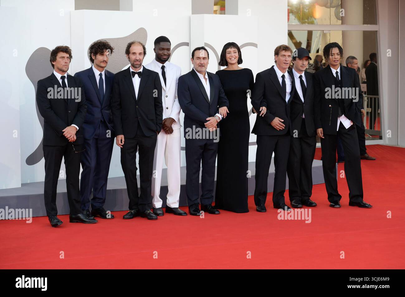 (L-R) Hugo Sélignac, Louis Garrel, Lala &ce, Stéphane Bak, Thomas ...