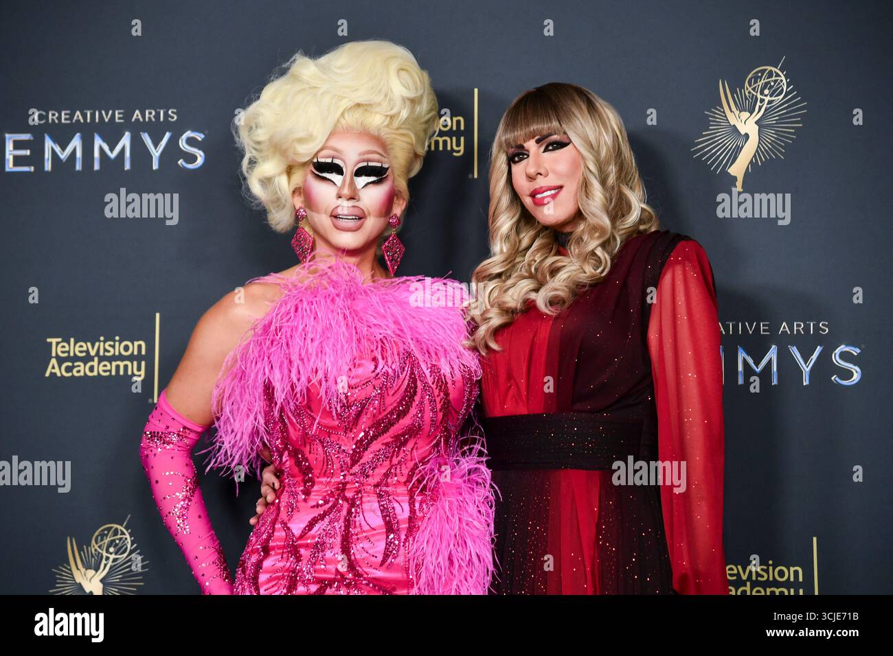Trixie Mattel, left, and Kelly Mantle attend night one of the Creative ...
