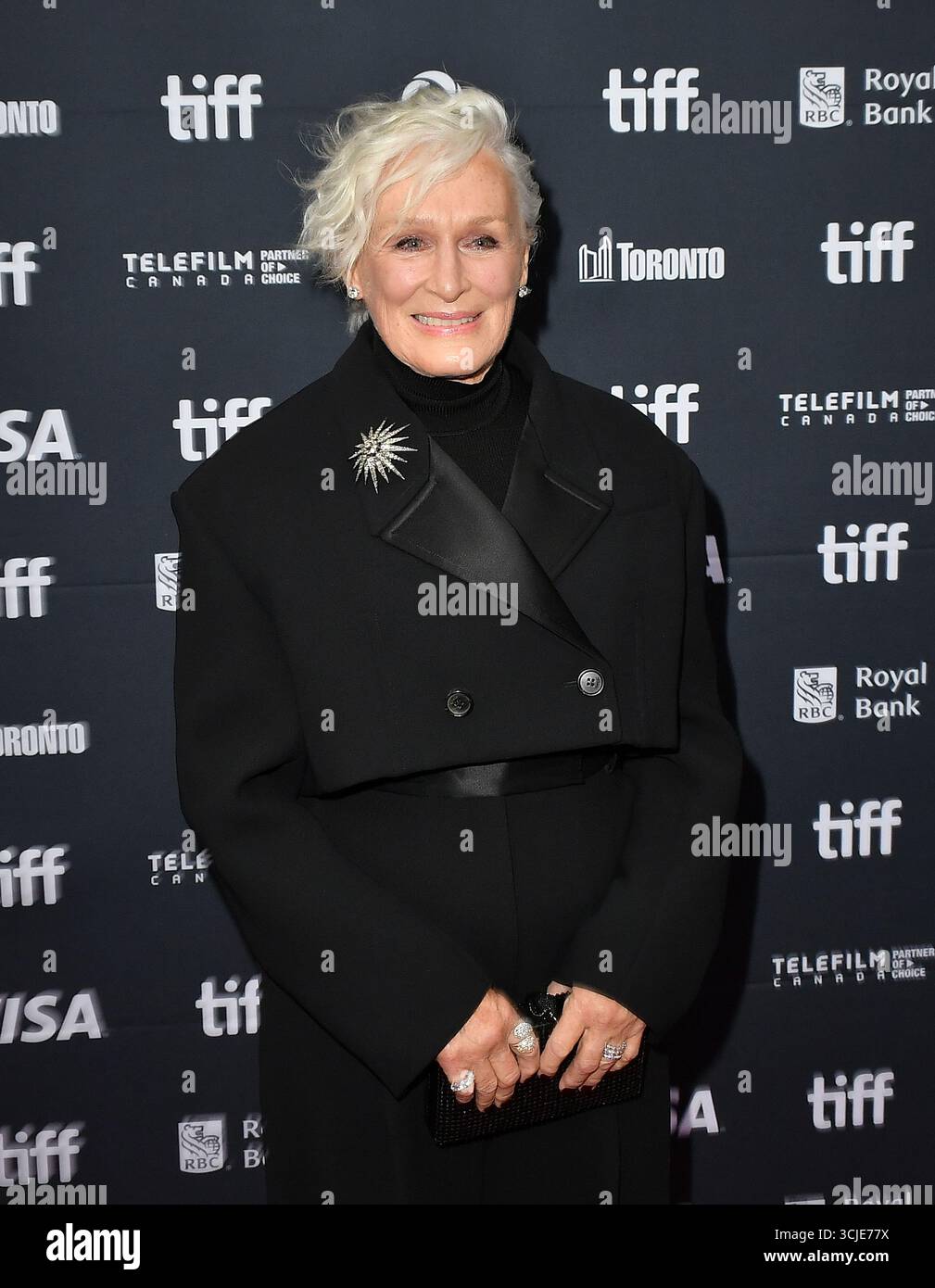 Glenn Close attends the premiere of "Wake Up Dead Man: A Knives Out ...