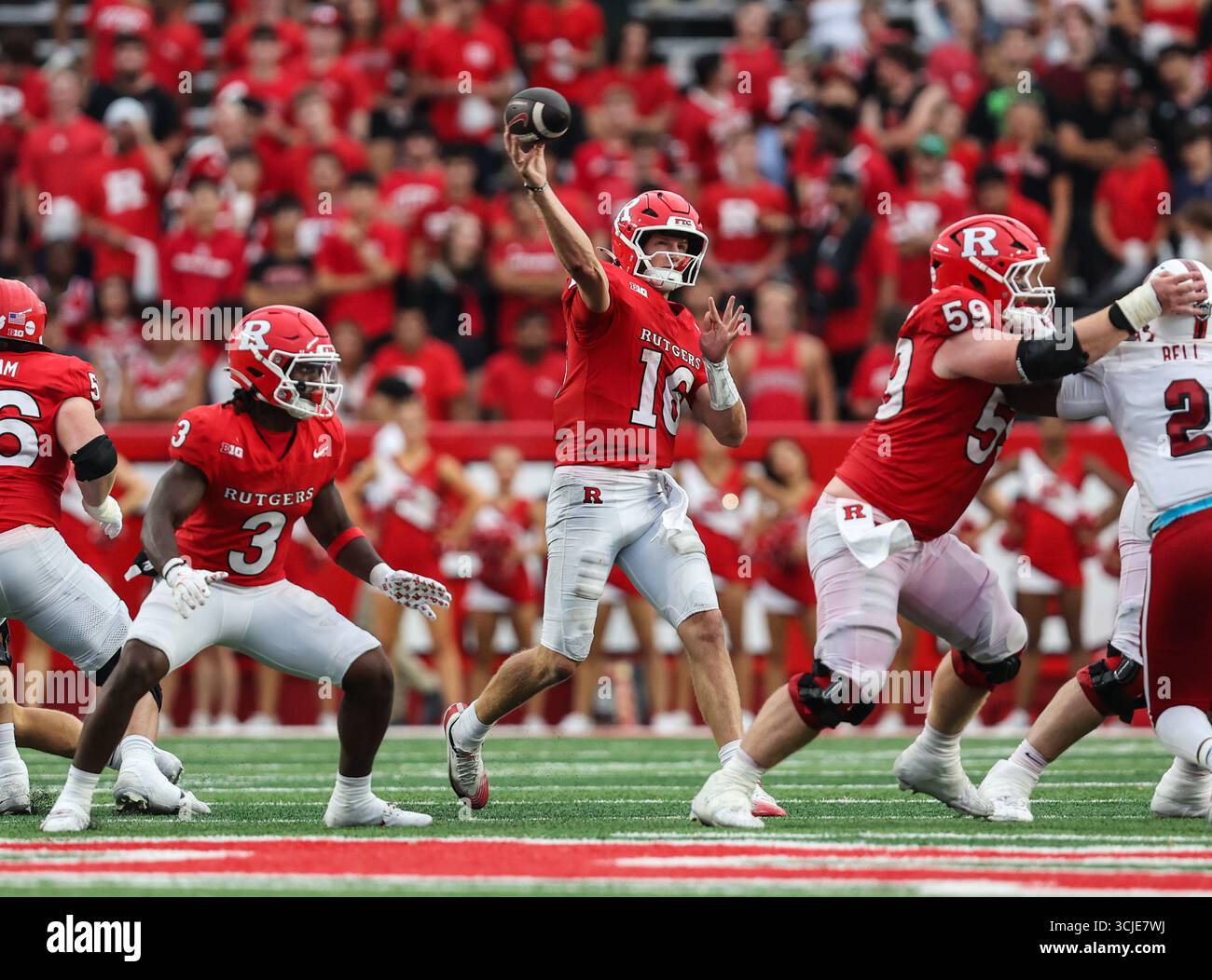 September 06, 2025: Rutgers Scarlet Knights quarterback Athan ...