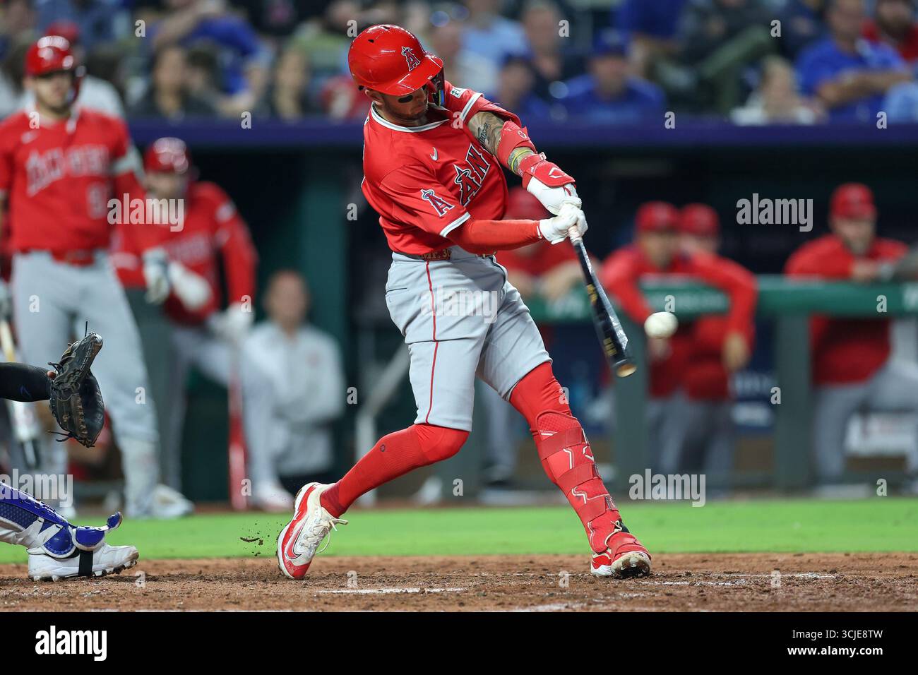 September 4, 2025: Los Angeles Angels shortstop Zach Neto (9) bats ...