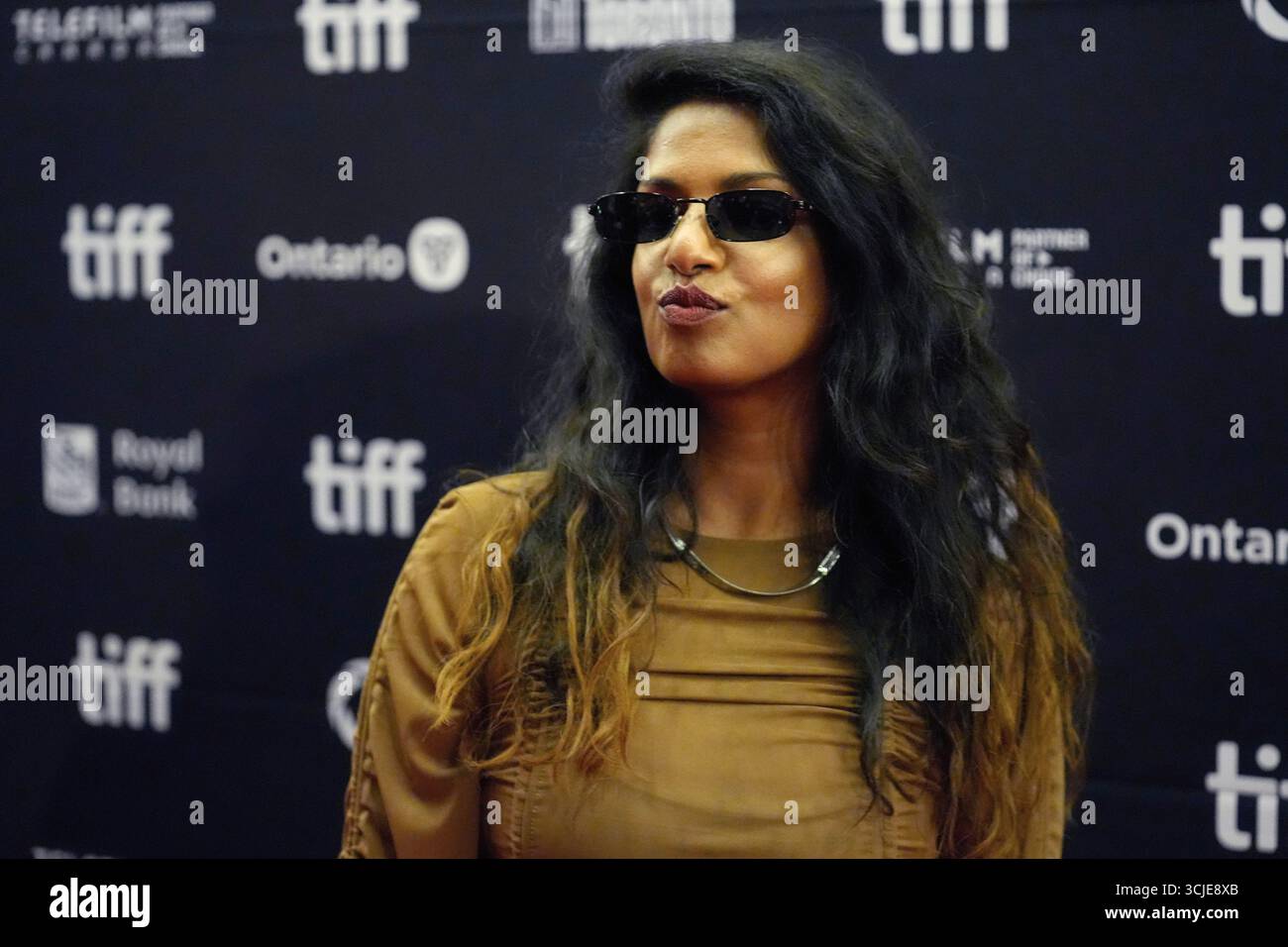 M.I.A. attends the premiere of "Sacrifice" at the Princess of Wales ...